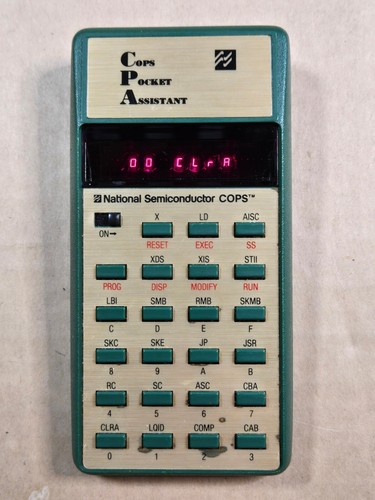 National Semiconductor Very RARE COPS CPA Pocket Assistant - Clean ...