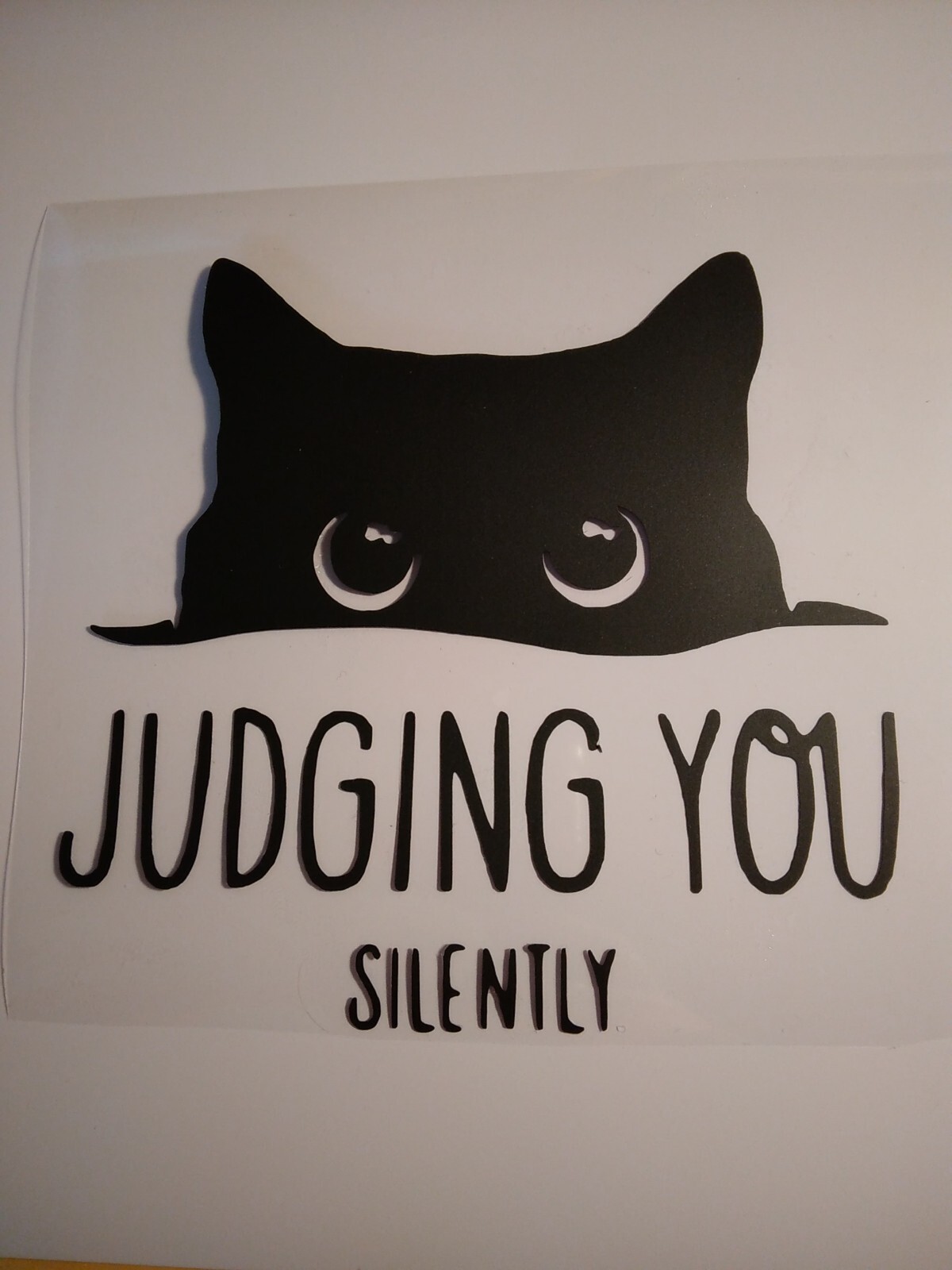 Cat Judging You Silently Decal | eBay