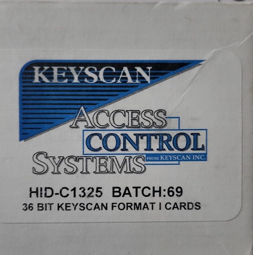 36 Keyscan HID-C1325 36 Bit Printable | eBay
