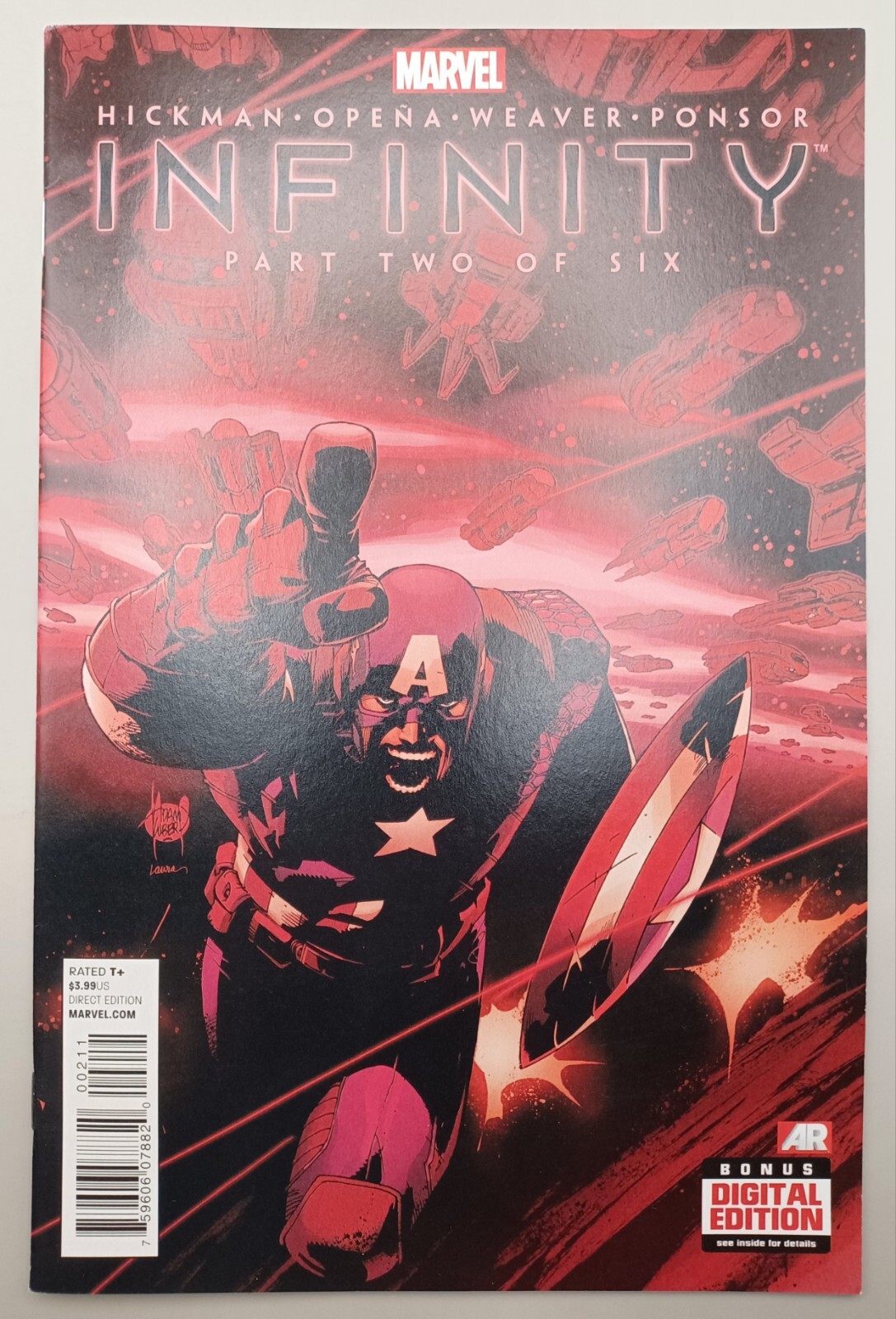 Infinity #2 Part Two of Six Nov 2013 Marvel Comics Hickman Opena Weaver ...