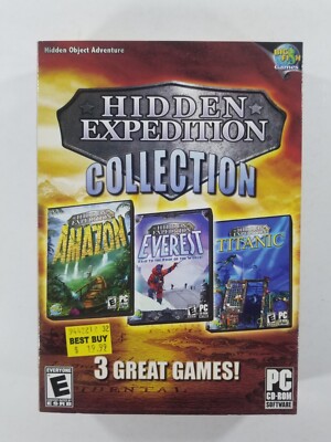 HIDDEN EXPEDITION COLLECTION TITANIC, AMAZON, EVEREST WINDOWS COMPUTER ...