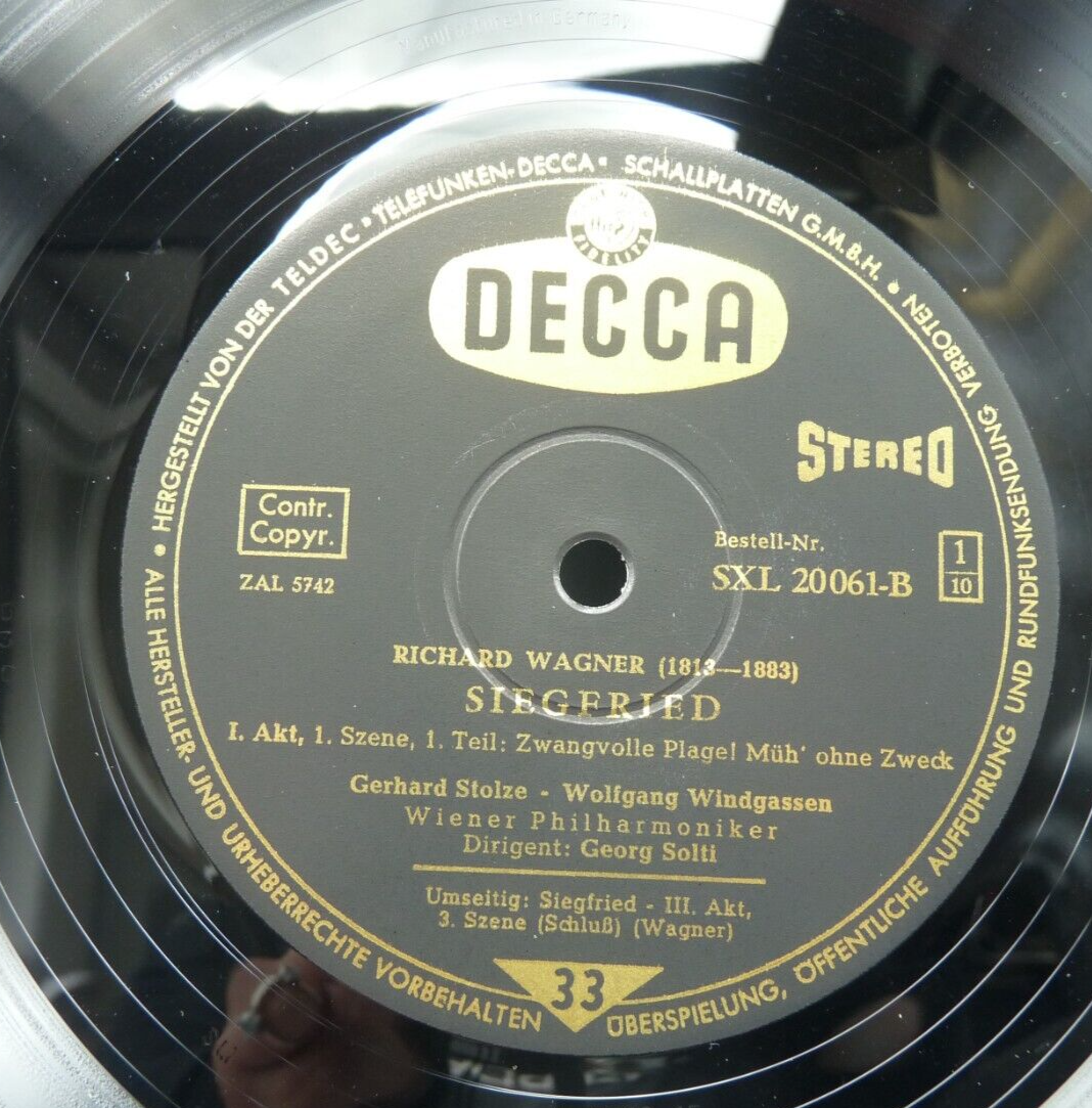 LP Vinyl Wagner Wiener Philharmoniker Solti Siegfried | eBay.de