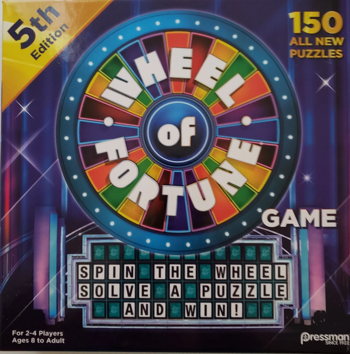 Wheel Of Fortune Game Board