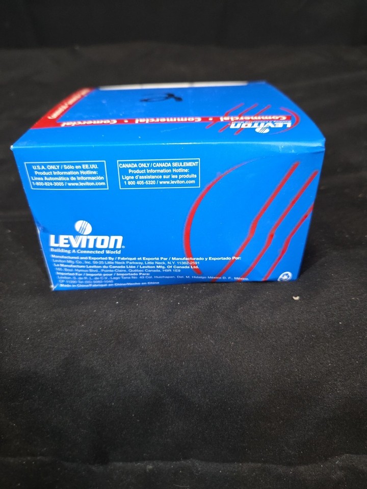 Leviton OSC10-U0W Occupancy Sensor, Ultrasonic, Ceiling Mount, 1000SF ...