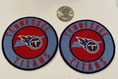 (2)-TENNESSEE TITANS VINTAGE EMBROIDERED IRON ON PATCHES 3" x 3" | eBay