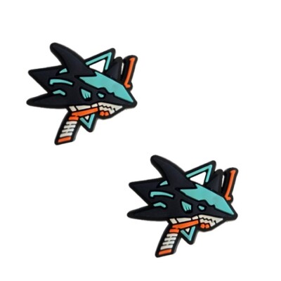 NHL San Jose Sharks Hockey Team For Crocs Shoe Charms Jibbitz - 2 ...