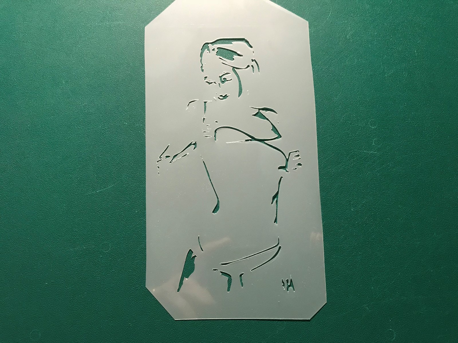 Reusable Multilayer step by step airbrush stencil pin up A MYLAR | eBay