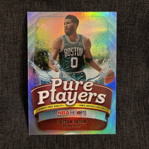 2022-23 Panini NBA Hoops - Pure Players #9 Jayson Tatum Foil Error On ...