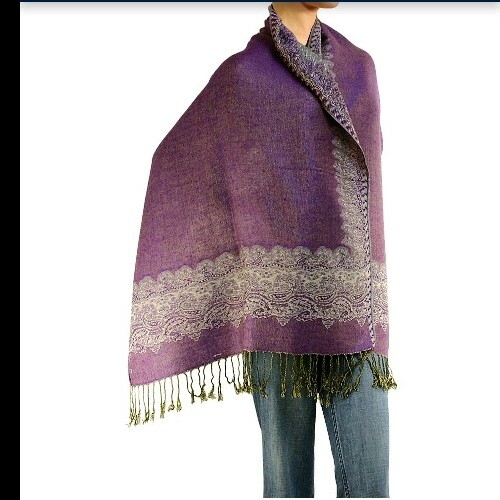 Ladies Set of Two Pashmina Scarfs Embroidered Hijab Shawl awesome ...