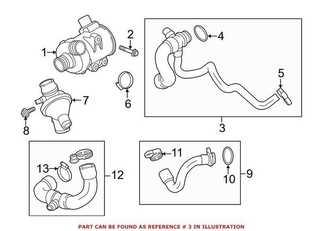 BMW 11537639998 Genuine OEM Factory Original Inlet Pipe for sale online ...