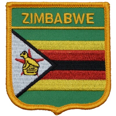 Zimbabwe Patch - Zambezi, Limpopo, Harare, Bulawayo Badge 2.75" (Iron ...