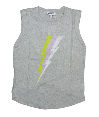 William Rast Lightning Bolt Print Women's Graphic Tank Top XS NWT ...