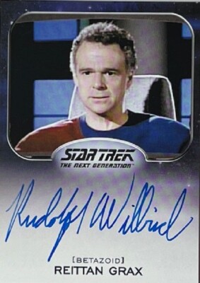 Rudolph Willrich Autograph, Star Trek Next Generation Archives ...