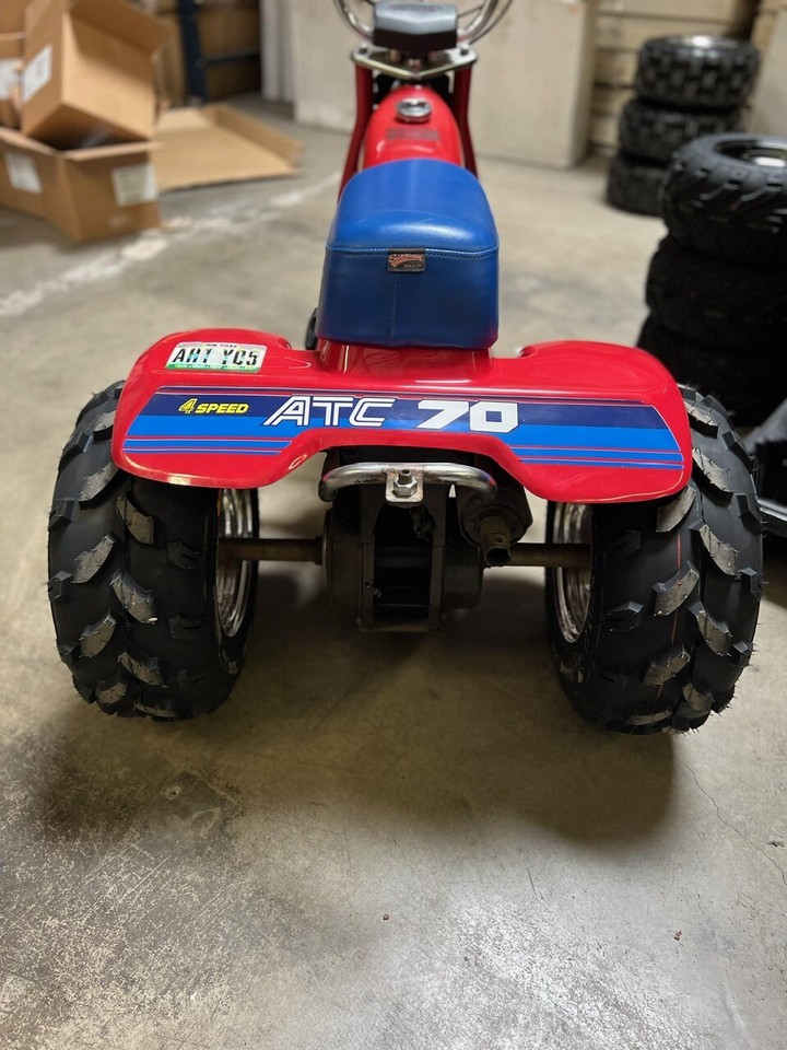 Honda ATC 70 DWT Polished Front Rear 18" Tires Rims Wheels 18x9.5-8 ...