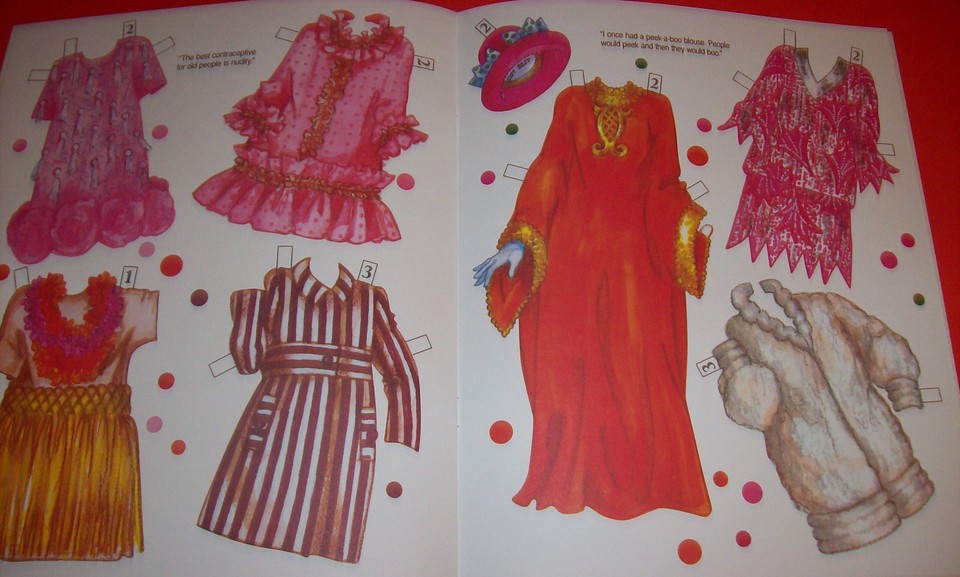 PHYLLIS DILLER, America's First Lady of Comedy, Paper Doll Book ...