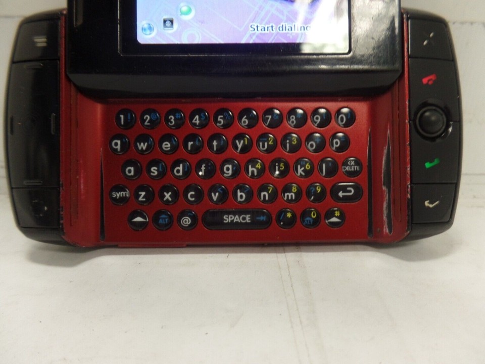 Motorola Sidekick Slide Q700 Black (T-Mobile) Cell Phone Red/Black READ ...