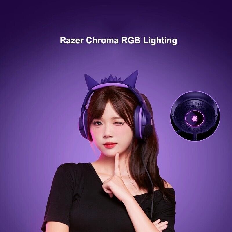 Razer x Pokémon Gengar Wired Headset Headphone Limited Edition Gift | eBay