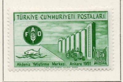 Turkey 1952 Early Issue Fine Mint Hinged 15k. NW-252441 | eBay