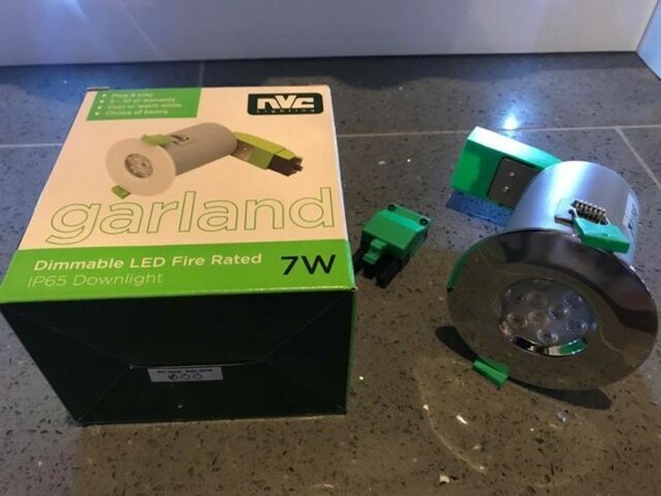 NVC Dimmable Re-rated 7w LED Downlights With Integral Driver Garland ...