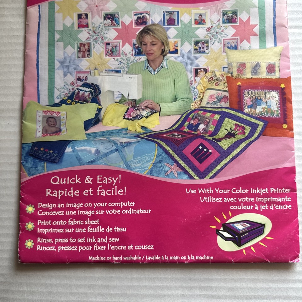 JUNE TAILOR Sew-in Colorfast Fabric Sheets for Inkjet Printers WHITE | eBay