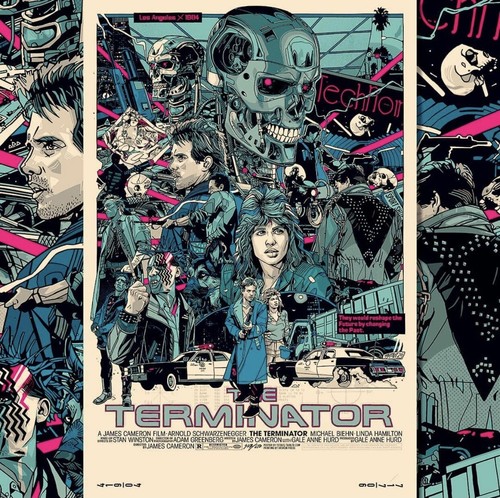 Tyler Stout Signed The Terminator Regular Print Movie Poster Mondo ...