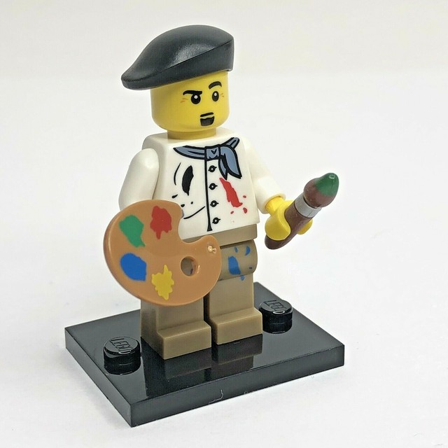 Lego Series 4 Artist Minifigure Painter 8804 Complete col062 | eBay