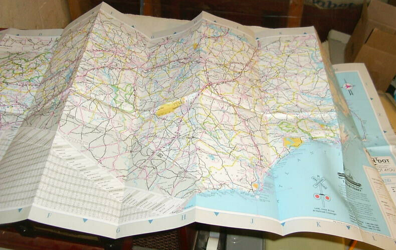 1999 NORTH CAROLINA STATE TRANSPORTATION MAP | eBay