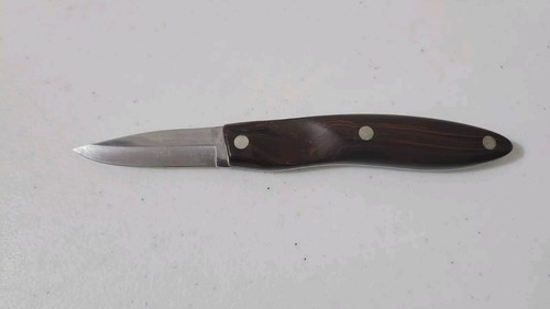Cutco Paring Knife No 1020 Brown Swirl Blade Handle 6.5" Stainless ...