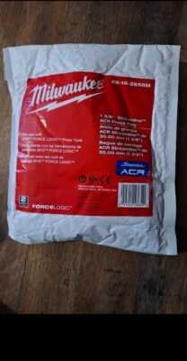 Milwaukee 1 3/8” Streamline ACR Press Ring (49-16-2658M) | eBay