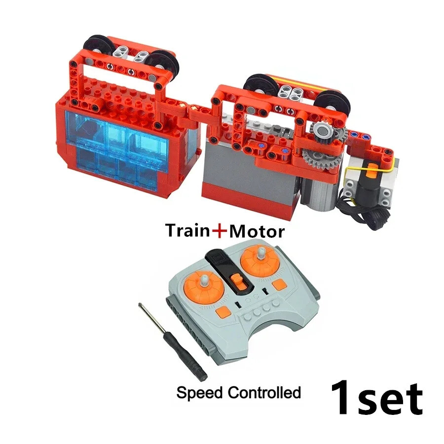 RC Model Track Monorail Electric Motor Train for Lego Kit Building ...