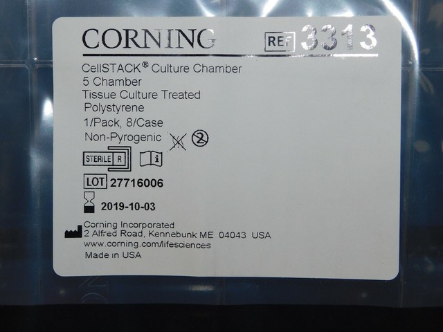 Corning 3313 Polystyrene CellSTACK 5 Chamber with Vent Caps for sale online | eBay
