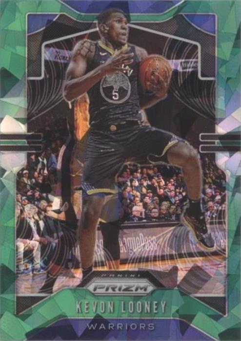 2019-20 Panini Prizm - Kevon Looney #104 Green Ice Prizm for sale ...