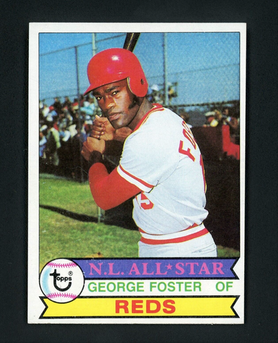 George Foster 1979 Topps - Cincinnati Reds #600 MINT | eBay