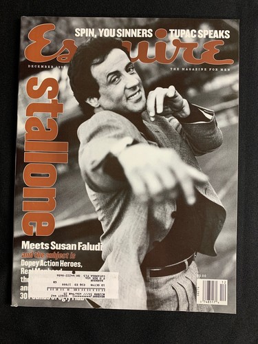Esquire Magazine December 1996 - Sylvester Stallone, Tupac Shakur | eBay