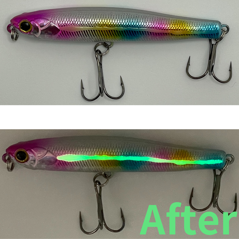 Glow in the Dark UV Resin LUMINEXUS Angler Fishing Lure DIY Light ...