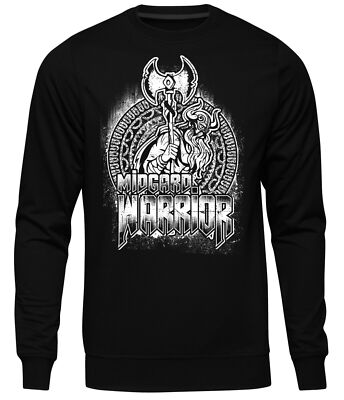 Midgard Warrior Herren Pullover | Odin Wikinger Walhalla Thor Germanen | eBay.de