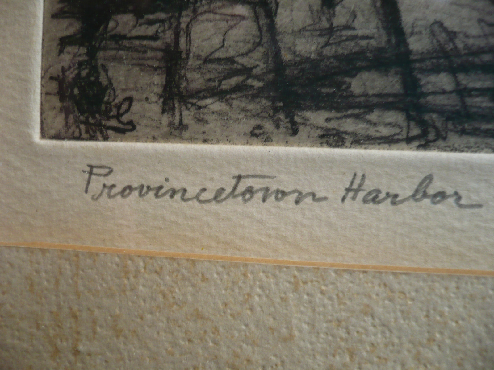 ALBERT EDEL, LISTED Provincetown HARBOR Mass, Cape Cod Artist OLD ...