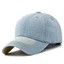 Solid Blue Jean Plain Denim Dad Baseball Ball Hat Cap Curved Bill ...