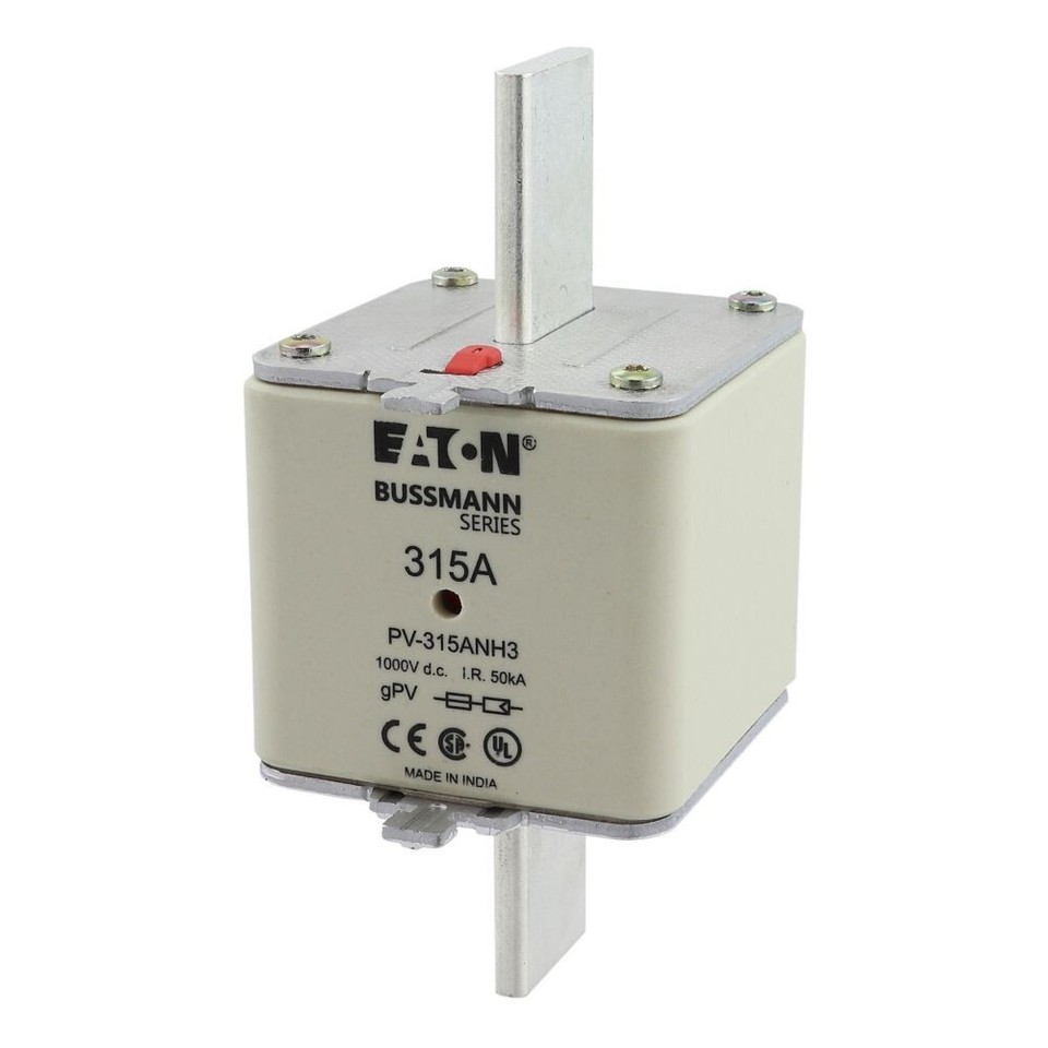 PV-315ANH3 315A DC 1000V gPV UL PV IEC Bussmann high speed Photovoltaic ...