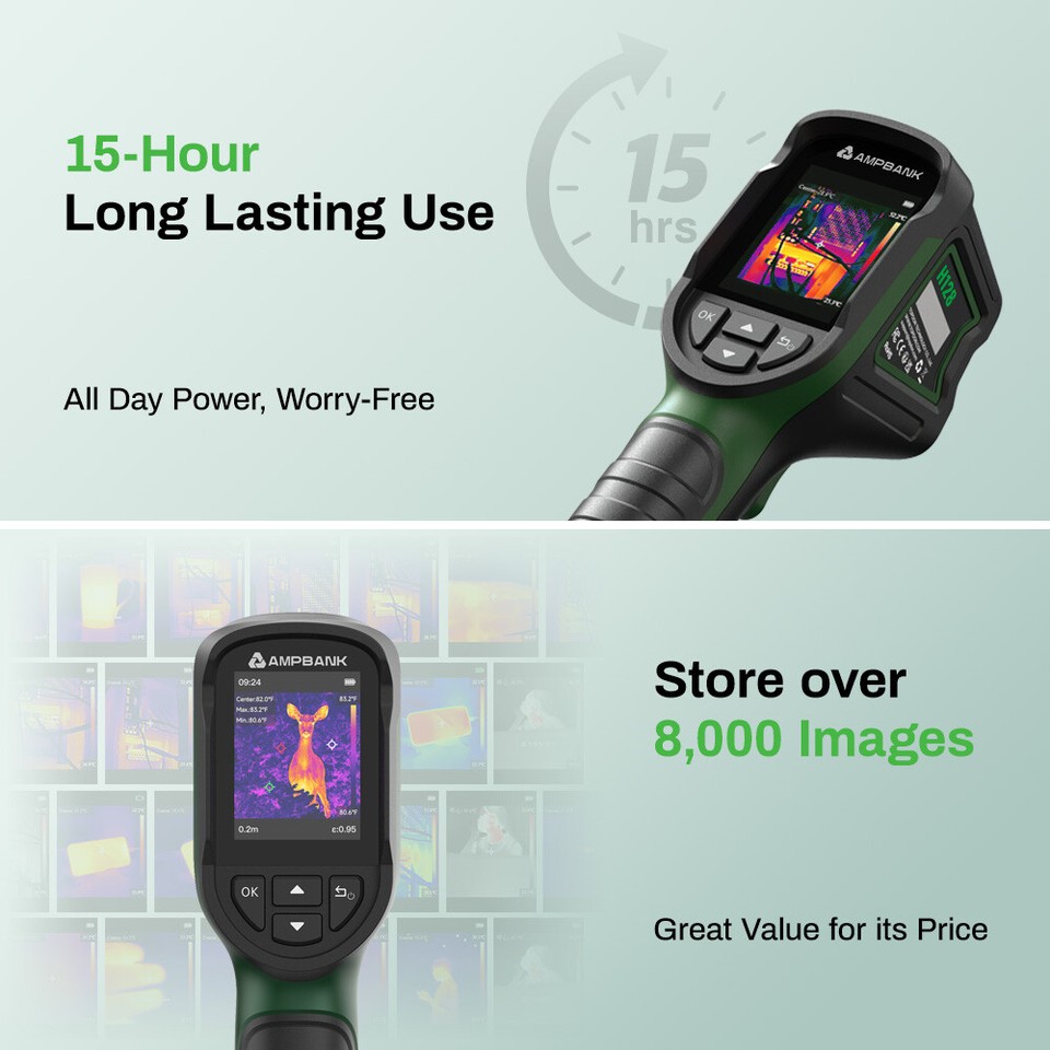 2025 AMPBANK H128 Industrial Infrared Thermal Imager Temperature ...