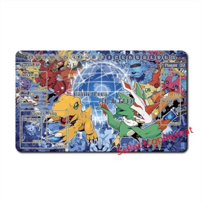Agumon Digimon Playmat TCG Card Game Gaming Desk Mat Mouse Pad _o327 | eBay
