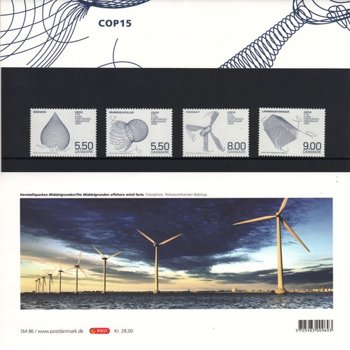 Climate Change COP15 Denmark Stamp Set Danmark Mint MNH Special Folder ...