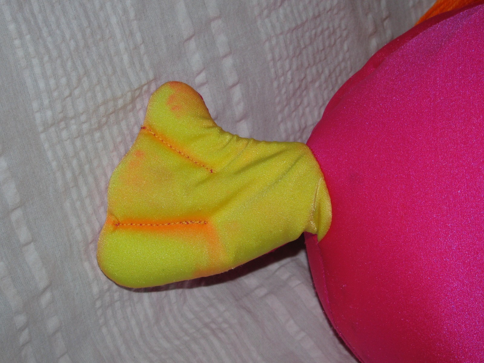 Moshi Microbead pillow HOT PINK and YELLOW BIRD Squishy Therapy Pillow ...