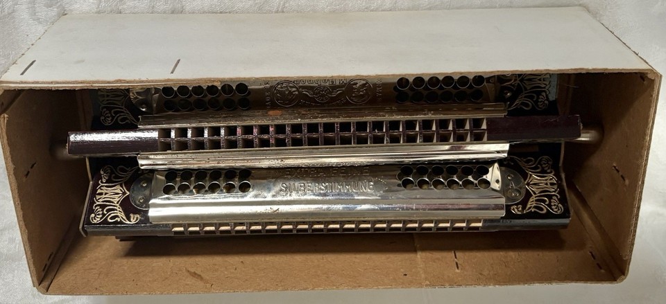 VTG Horner Sextet Cross-Turn Harmonica Made In Germany Keys Of ABCDFG ...