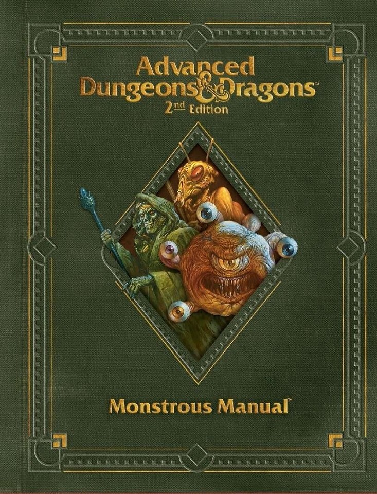 2E CORE RULES BUNDLE! Dungeon Masters Guide Players Handbook Monster ...