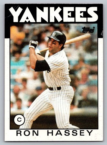 1986 Topps #157 Ron Hassey New York Yankees | eBay