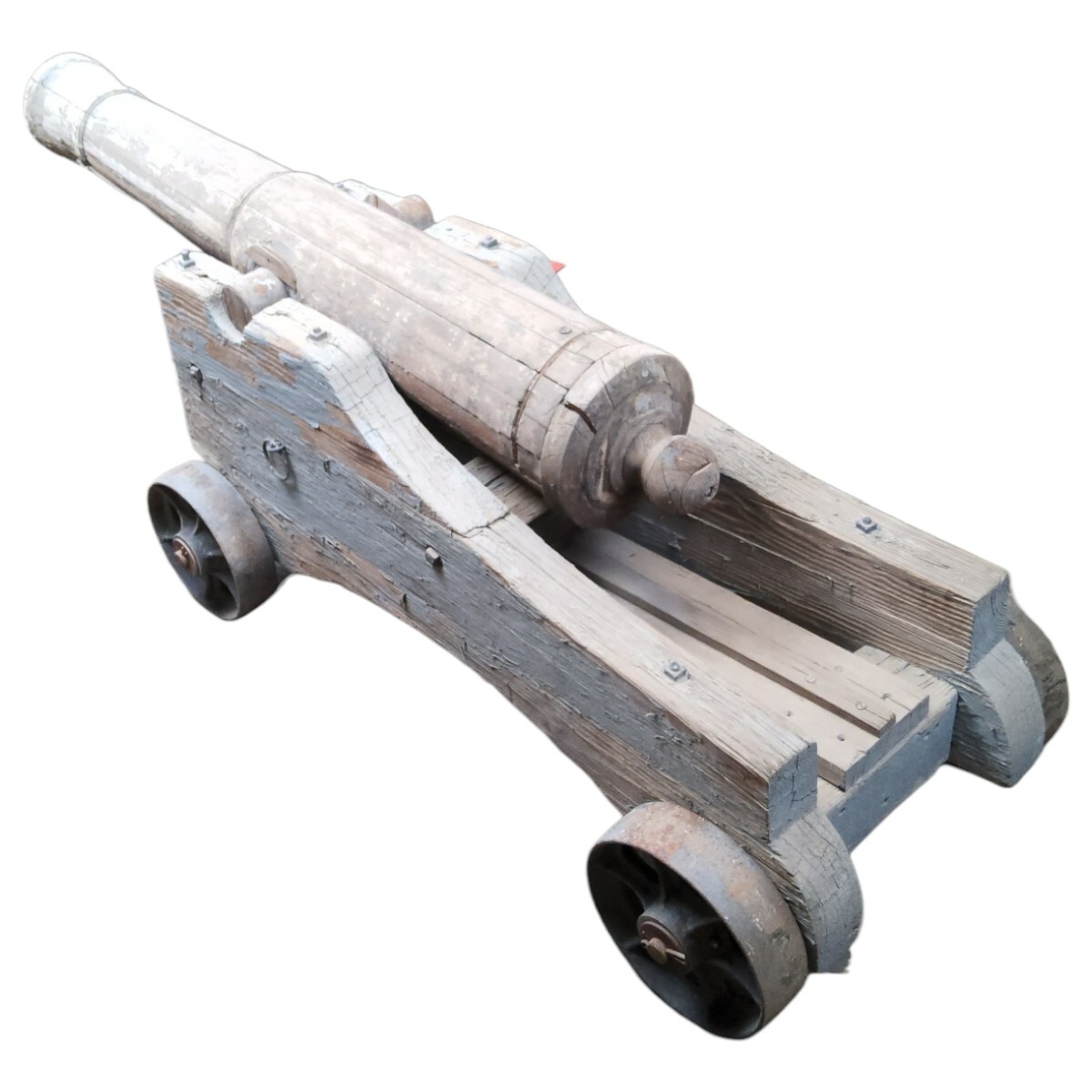 Full-Size 81x36x28in Vintage Wooden Movie Prop Cannon Rare! | eBay