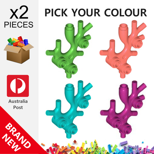 2x Genuine LEGO™ - Plant Thallus / Seaweed / Coral - 49577 New Parts ...