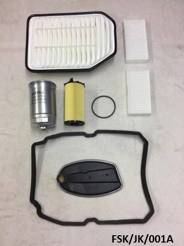 Filters Service KIT for Jeep Wrangler JK 2.8CRD 2011-2017 W5A580 FSK/JK ...