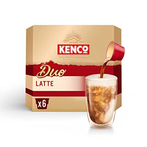 4 x 6 Pack Kenco Duo Latte Instant Coffee in Pot No Machine Required | eBay